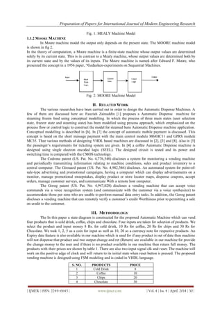 Implementation of FSM Based Automatic Dispense Machine with Expiry Date Feature Using VHDL | PDF
