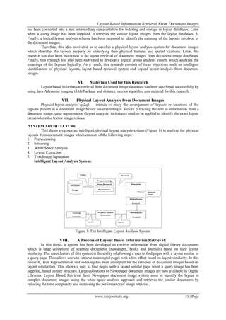 Layout Based Information Retrieval from Document Images | PDF