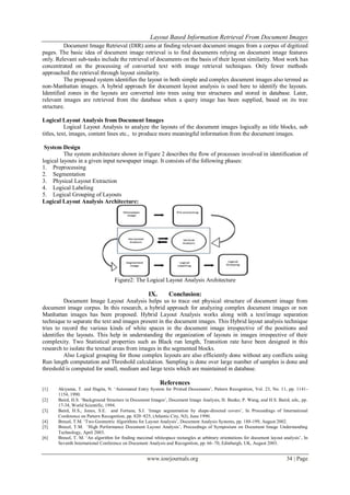 Layout Based Information Retrieval from Document Images | PDF