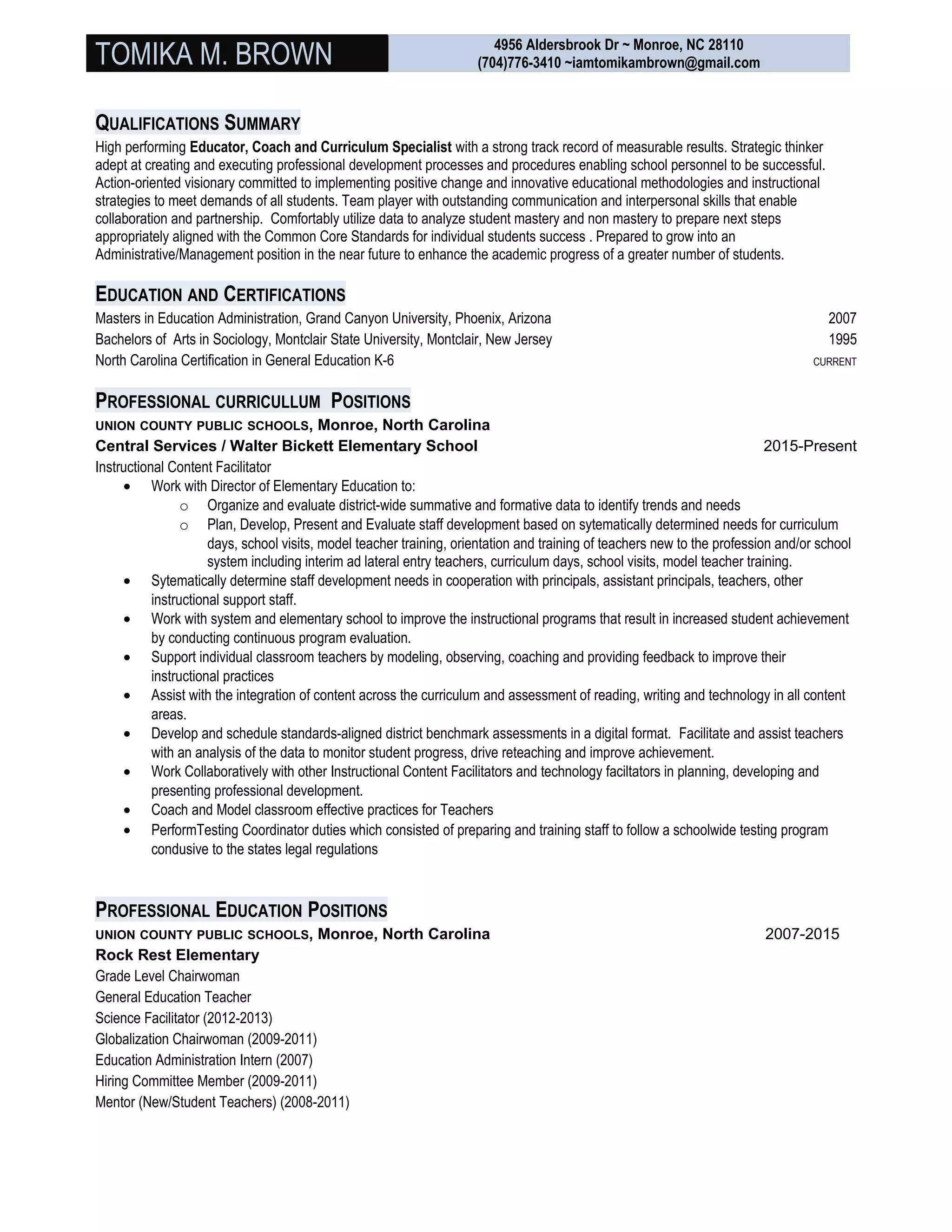 tomika_brown_resume2016 | DOC