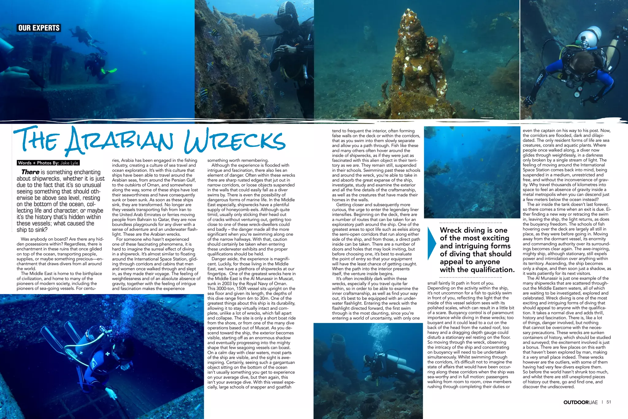 Arabian Wrecks | PDF | Scuba Diving | Extreme Sports