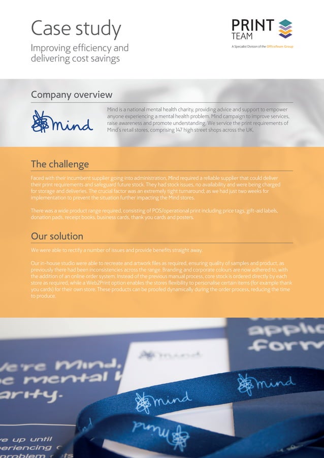 PrintTeam Case Study_Mind | PDF