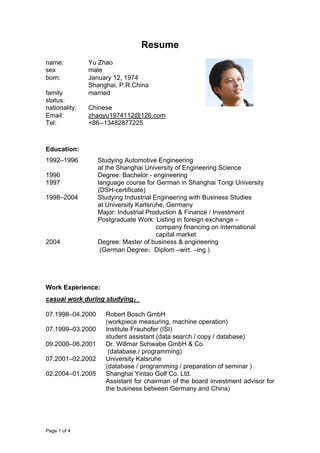 Resum-EN-updated - June 2016 | PDF