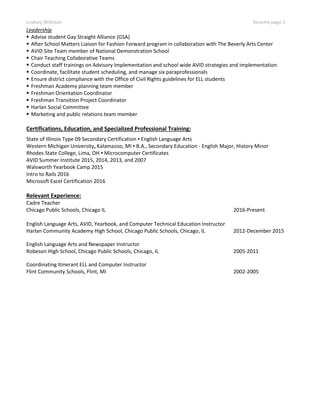 Resume | PDF | Professional School | Postgraduate Education