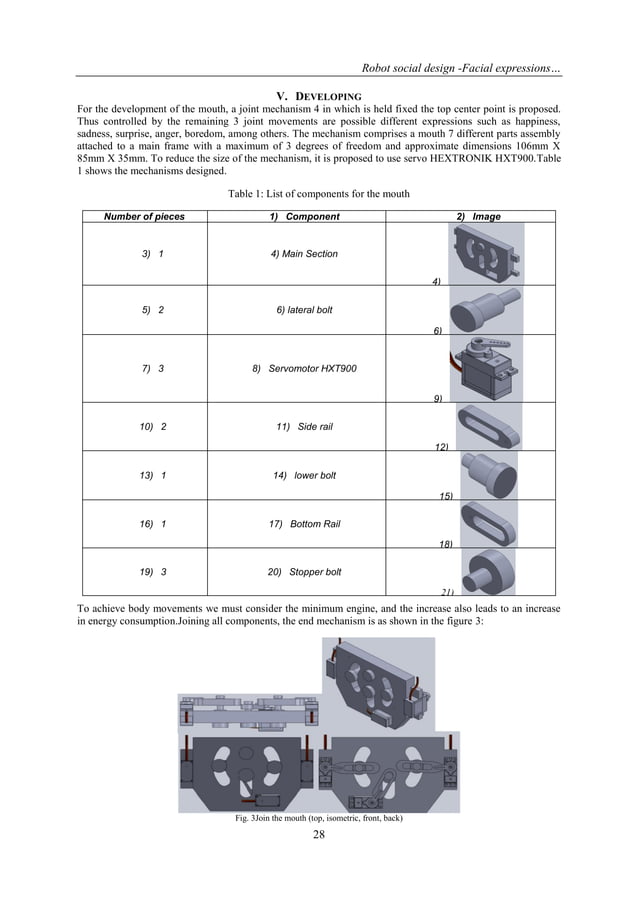 Robot social design -Facial expressions | PDF