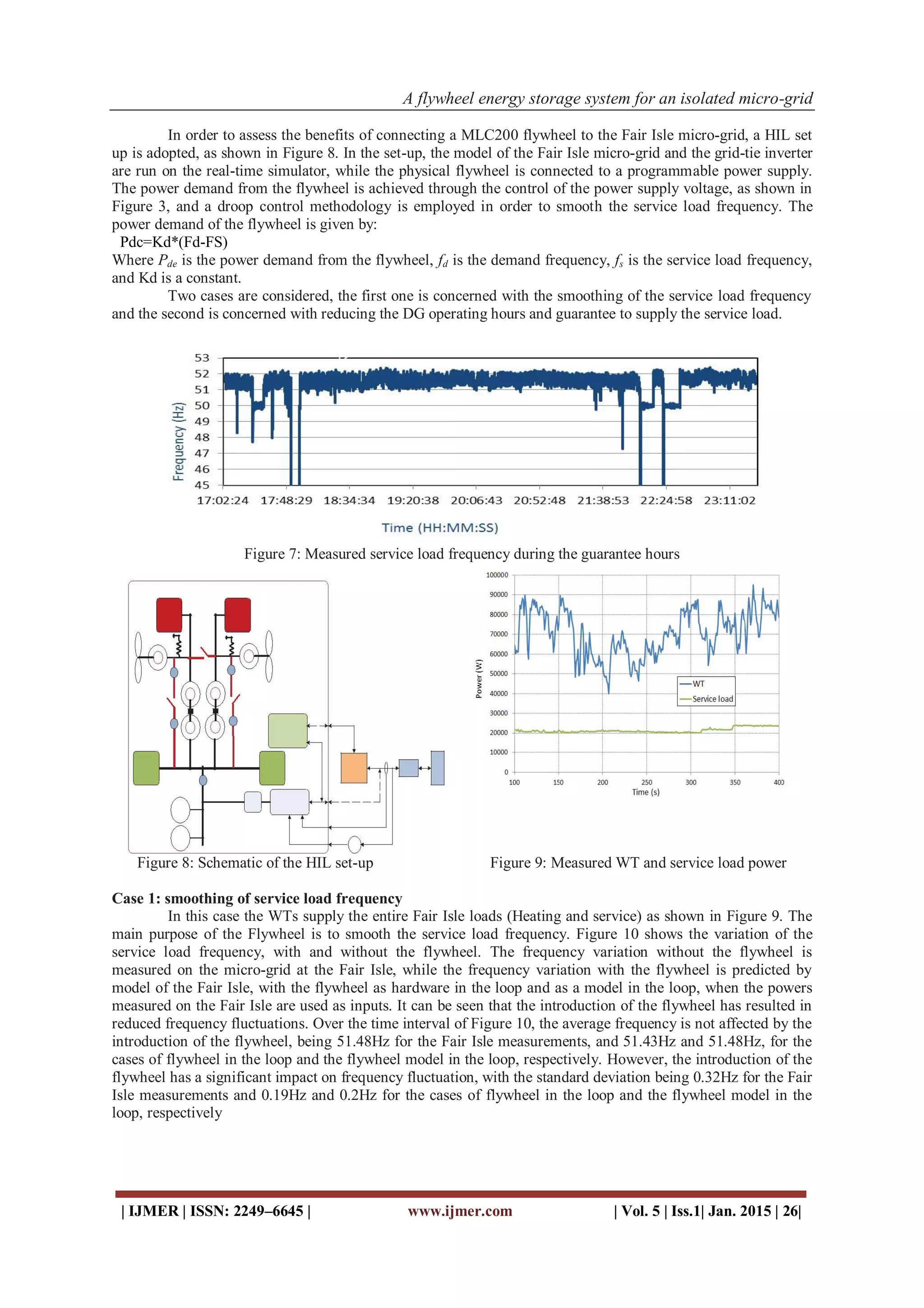 A flywheel energy storage system for an isolated micro-grid | PDF