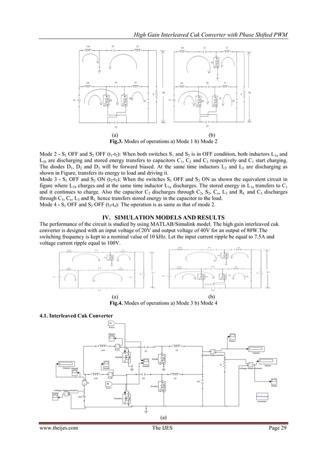 High Gain Interleaved Cuk Converter with Phase Shifted PWM | PDF
