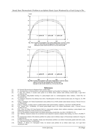 Steady State Thermoelastic Problem in an Infinite Elastic Layer Weakened by a Crack Lying in The ...