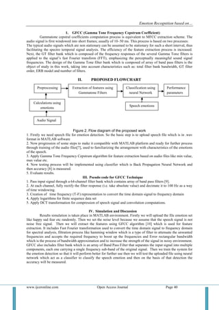Emotion Recognition based on audio signal using GFCC Extraction and ...