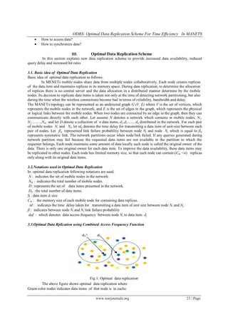 ODRS: Optimal Data Replication Scheme for Time Efficiency In MANETs | PDF | Databases | Computer ...