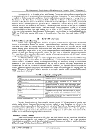 The Comparative Study Between The Cooperative Learning Model Of ...