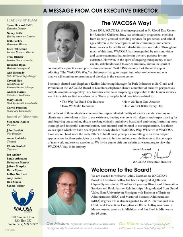 0441 WACOSA Fall Nwsltr finalproof | PDF