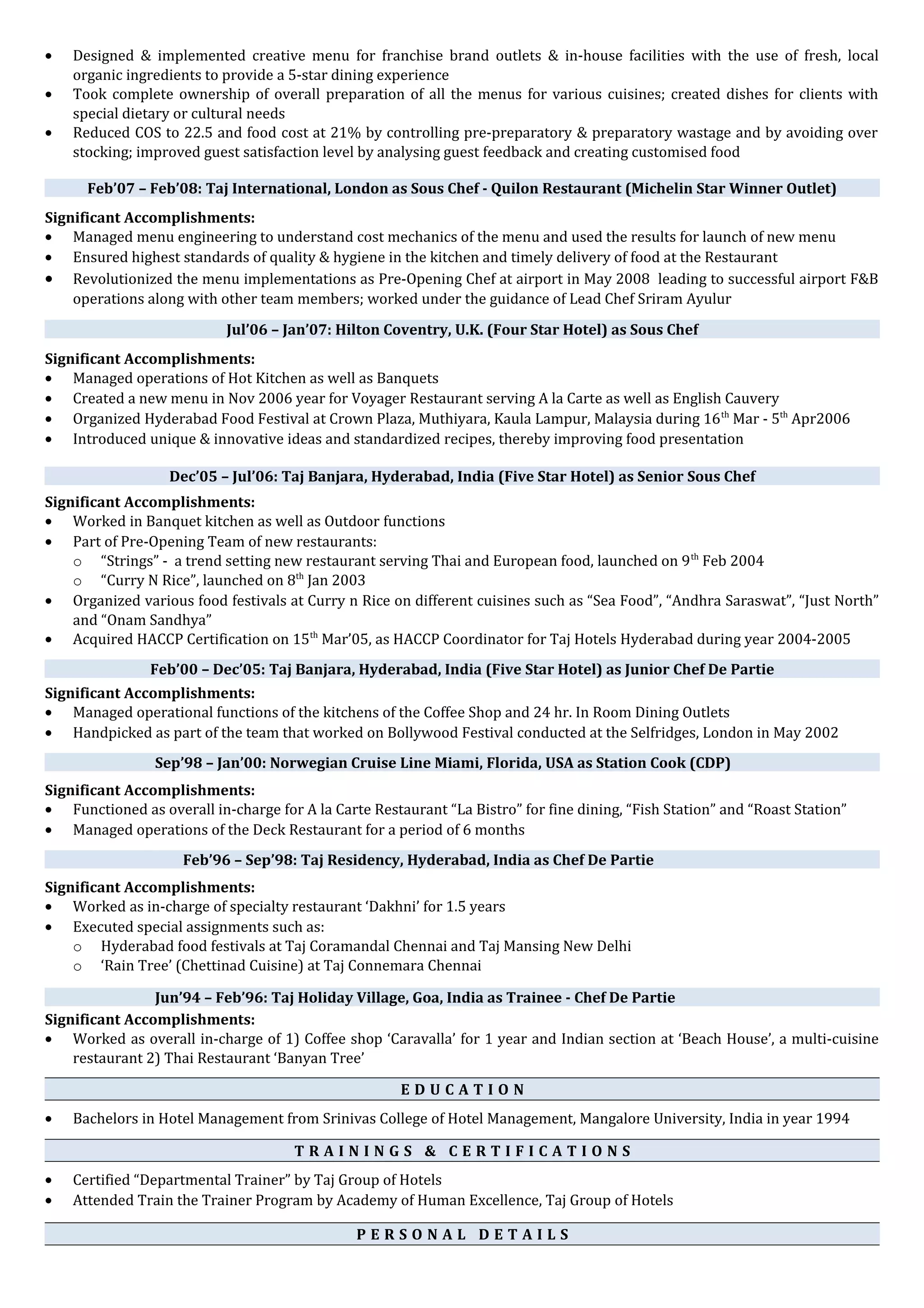 G Murali Murthy CV | DOC