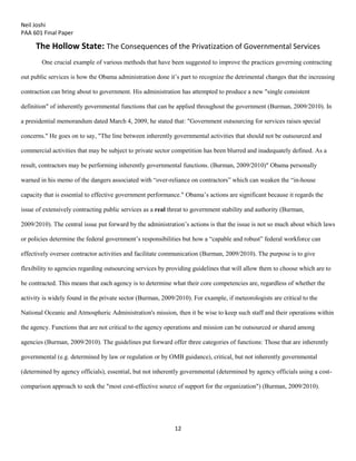 neiljoshi_privatization of governmental services_finalpaper_ | PDF