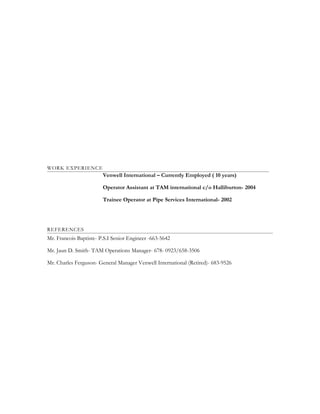 Application for employment | DOC