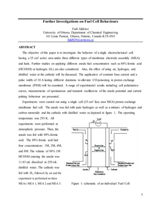 Fuel Cell | DOCX | Power and Energy Industry | Industries