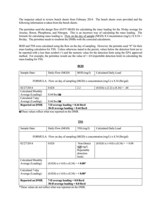 Village of Jemez Springs Wastewater Treatment Plant Inspection | PDF