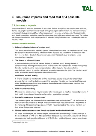 TAL Research Paper - Life insurance auto-consolidation Final | PDF