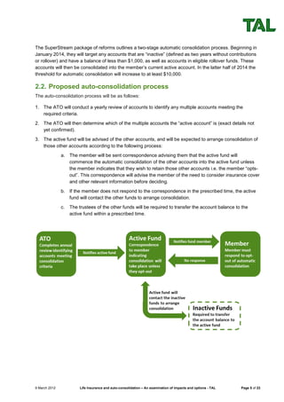 TAL Research Paper - Life insurance auto-consolidation Final | PDF