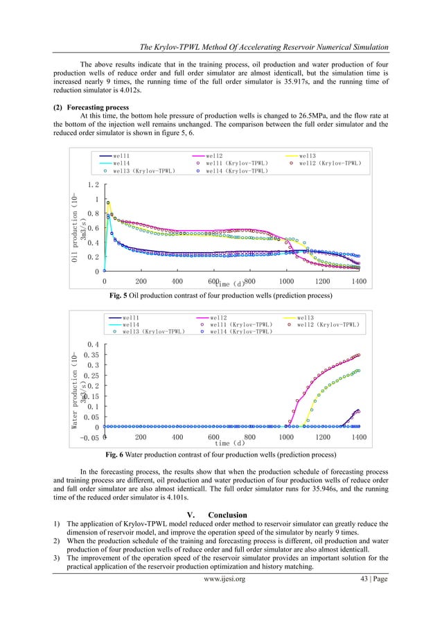 The Krylov-TPWL Method of Accelerating Reservoir Numerical Simulation | PDF