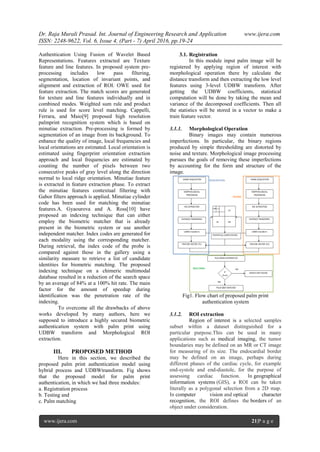Highly Secured Bio-Metric Authentication Model with Palm Print Identification | PDF