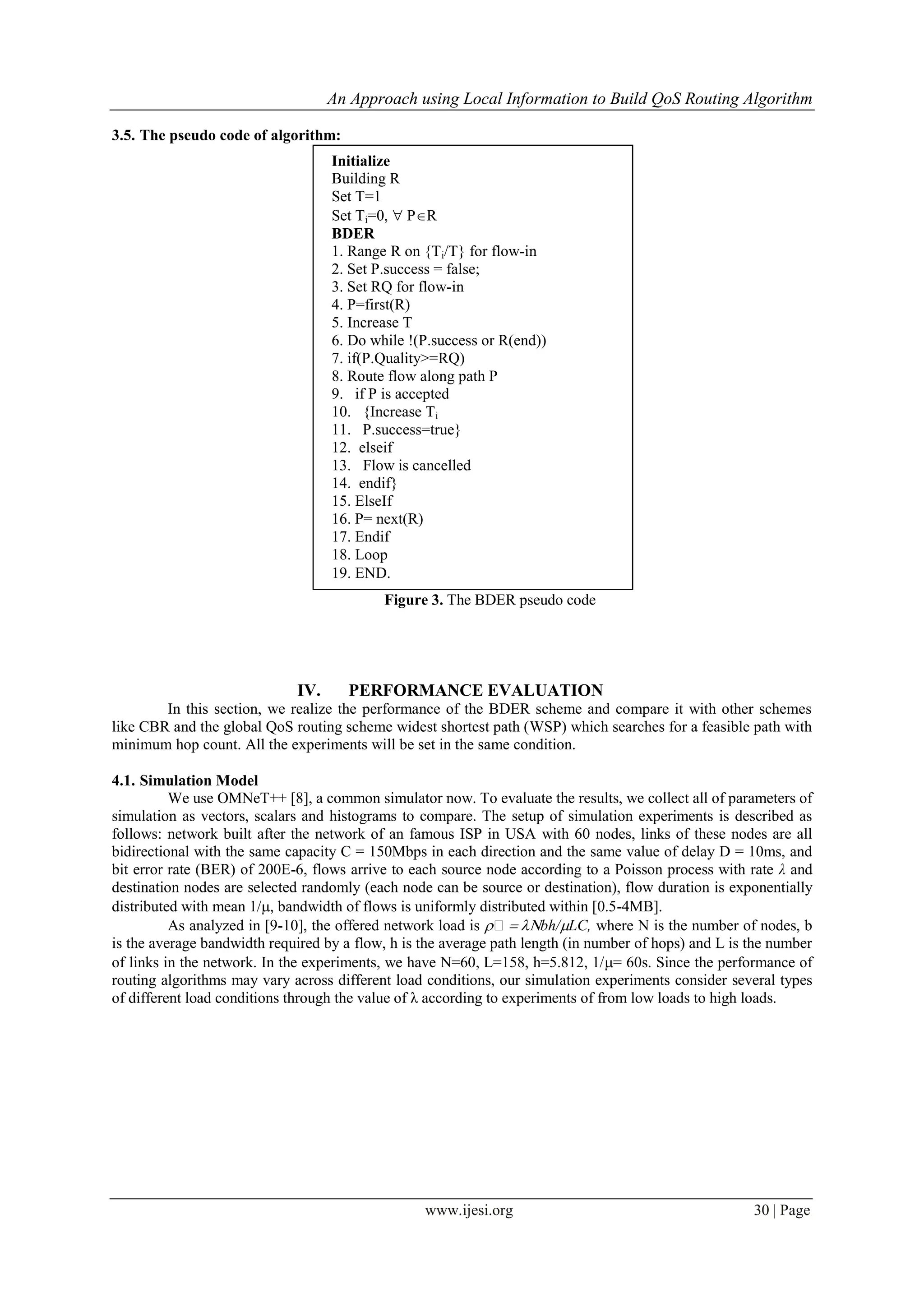An Approach Using Local Information To Build Qos Routing Algorithm Pdf 7647