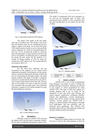 CFD Analysis Of Straight Ventilated Disc Brake | PDF