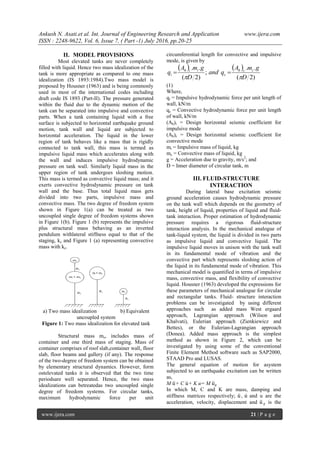 Seismic Analysis and Optimization of RC Elevated Water Tank Using ...