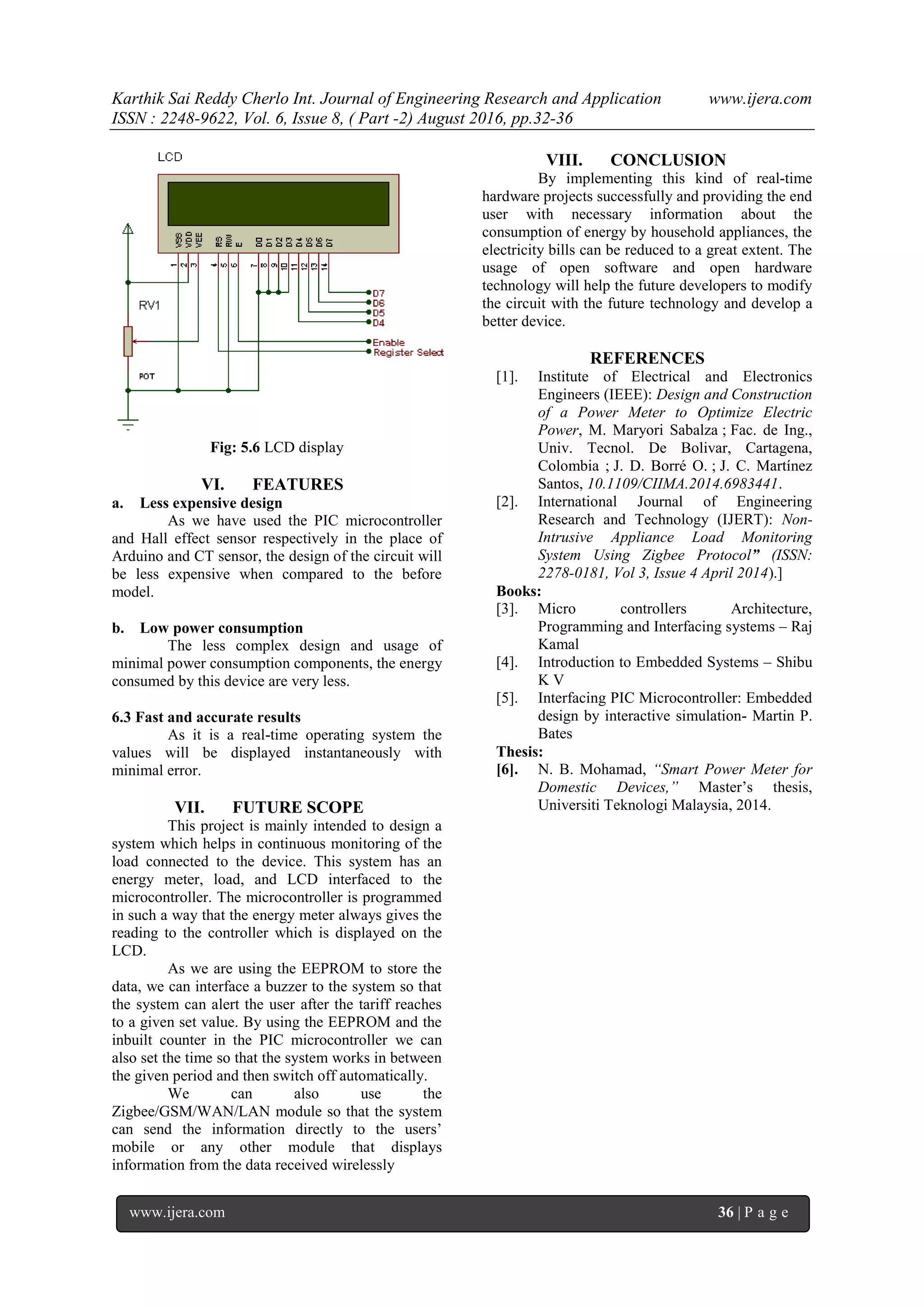 Real-Time Load Monitoring By Microcontroller to Optimize Electric Power Utilization | PDF