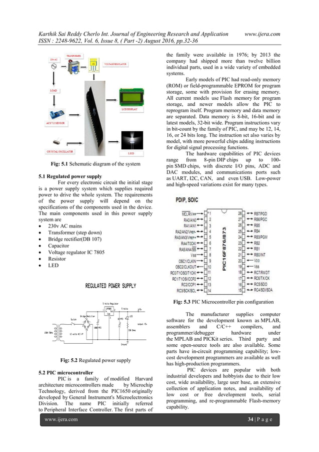 Real-Time Load Monitoring By Microcontroller to Optimize Electric Power Utilization | PDF