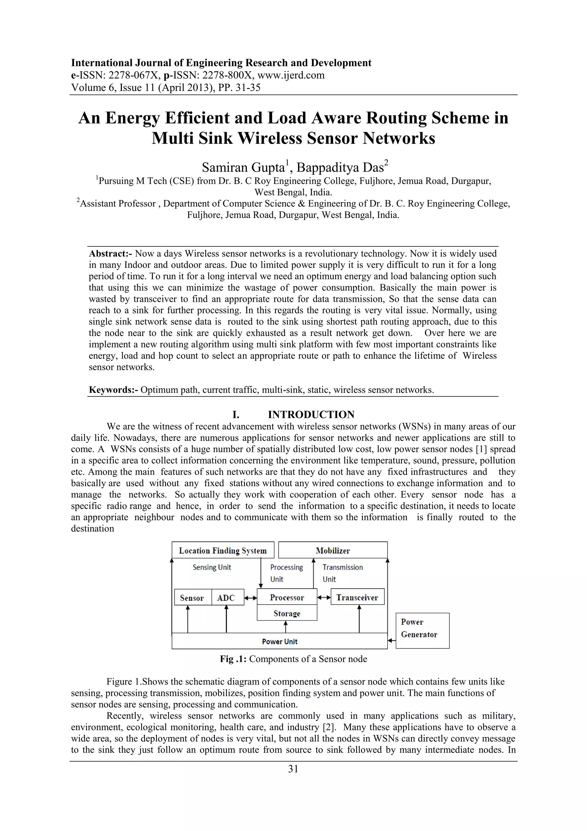 International Journal of Engineering Research and Development (IJERD) | PDF