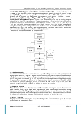 Answer Extraction for how and why Questions in Question Answering Systems | PDF