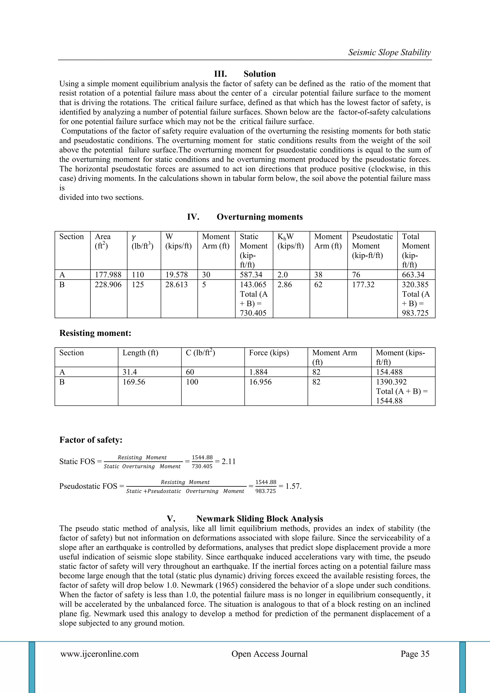 Seismic Slope Stability | PDF | Civil Engineering Industry | Industries