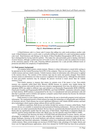 Implementation of Product Reed Solomon Codes for Multi level cell Flash controller | PDF