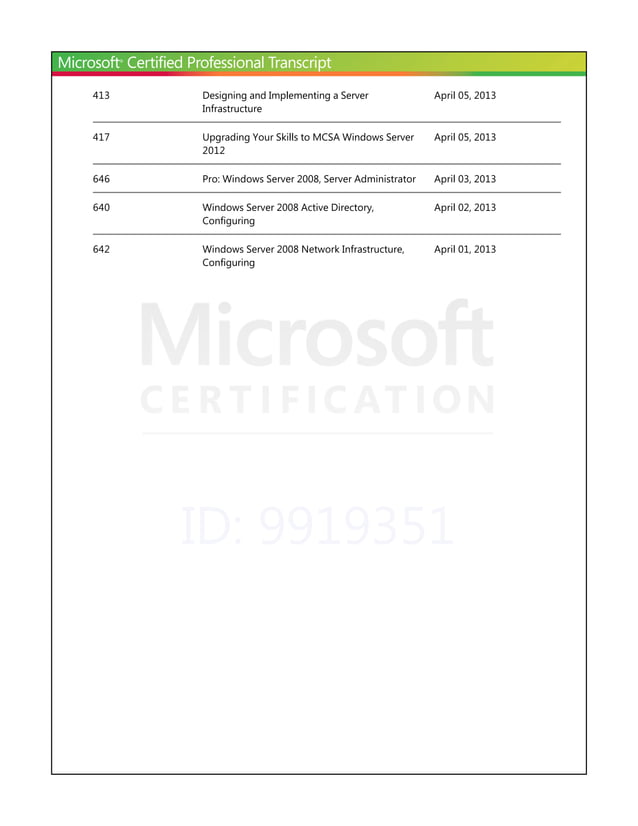 MS_Learning_Transcript | PDF | Operating Systems | Computer Software and Applications