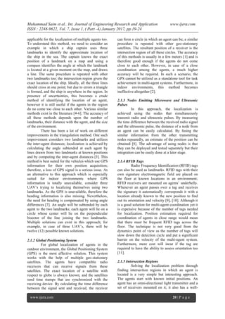 An Overview of Localization Methods for Multi-Agent Systems | PDF