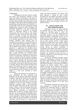 An Overview of Localization Methods for Multi-Agent Systems | PDF