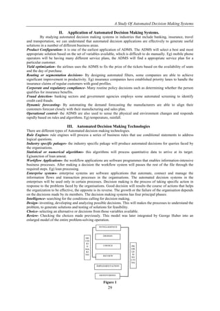 A Study of Automated Decision Making Systems | PDF