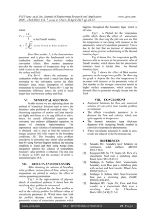 Non-Newtonian Visco-elastic Heat Transfer Flow Past a Stretching Sheet with Convective Boundary ...