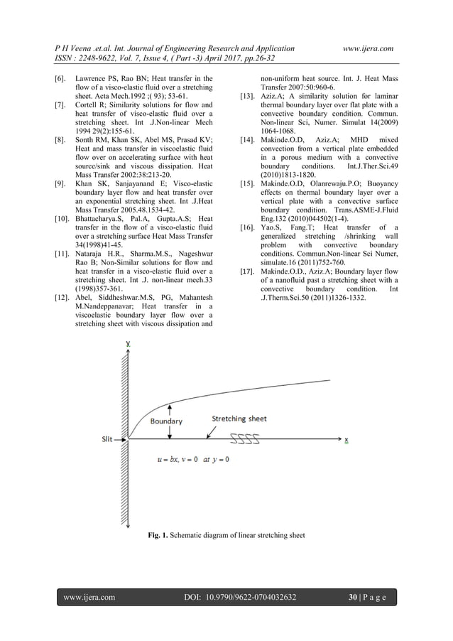 Non-Newtonian Visco-elastic Heat Transfer Flow Past a Stretching Sheet with Convective Boundary ...
