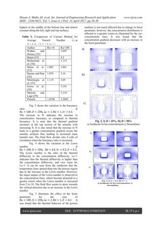 Double Diffusive Convection and the Improvement of Flow in Square Porous Annulus | PDF