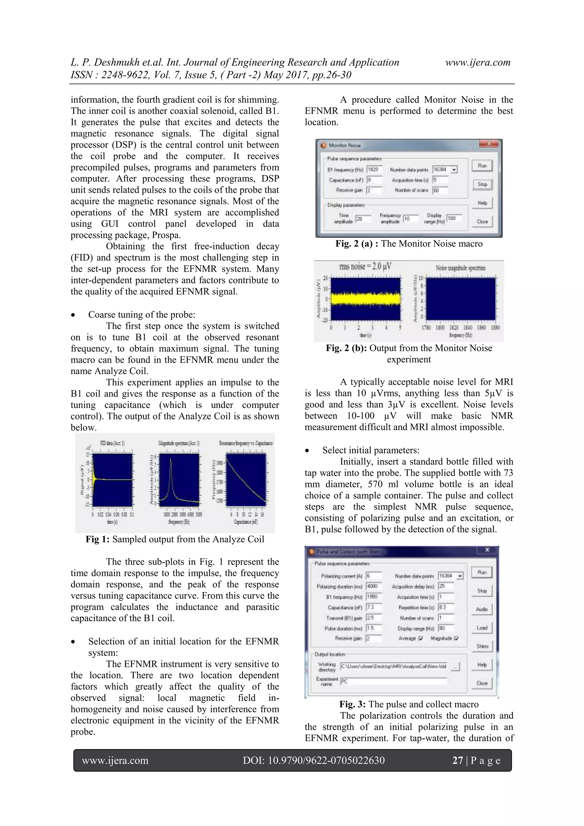 Qualitative analysis of Fruits and Vegetables using Earth’s Field Nuclear Magnetic Resonance ...