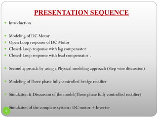 DC Motor Modling,Controlling and Simulation | PDF