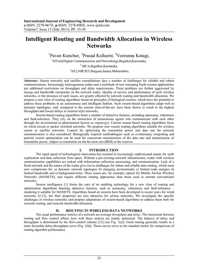 International Journal of Engineering Research and Development (IJERD) | PDF