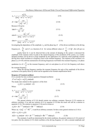 Oscillatory Behaviors of Second Order Forced Functional Differential Equation. | PDF