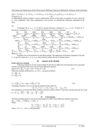 Derivation and Application of Six-Point Linear Multistep Numerical Method for Solution of Second ...
