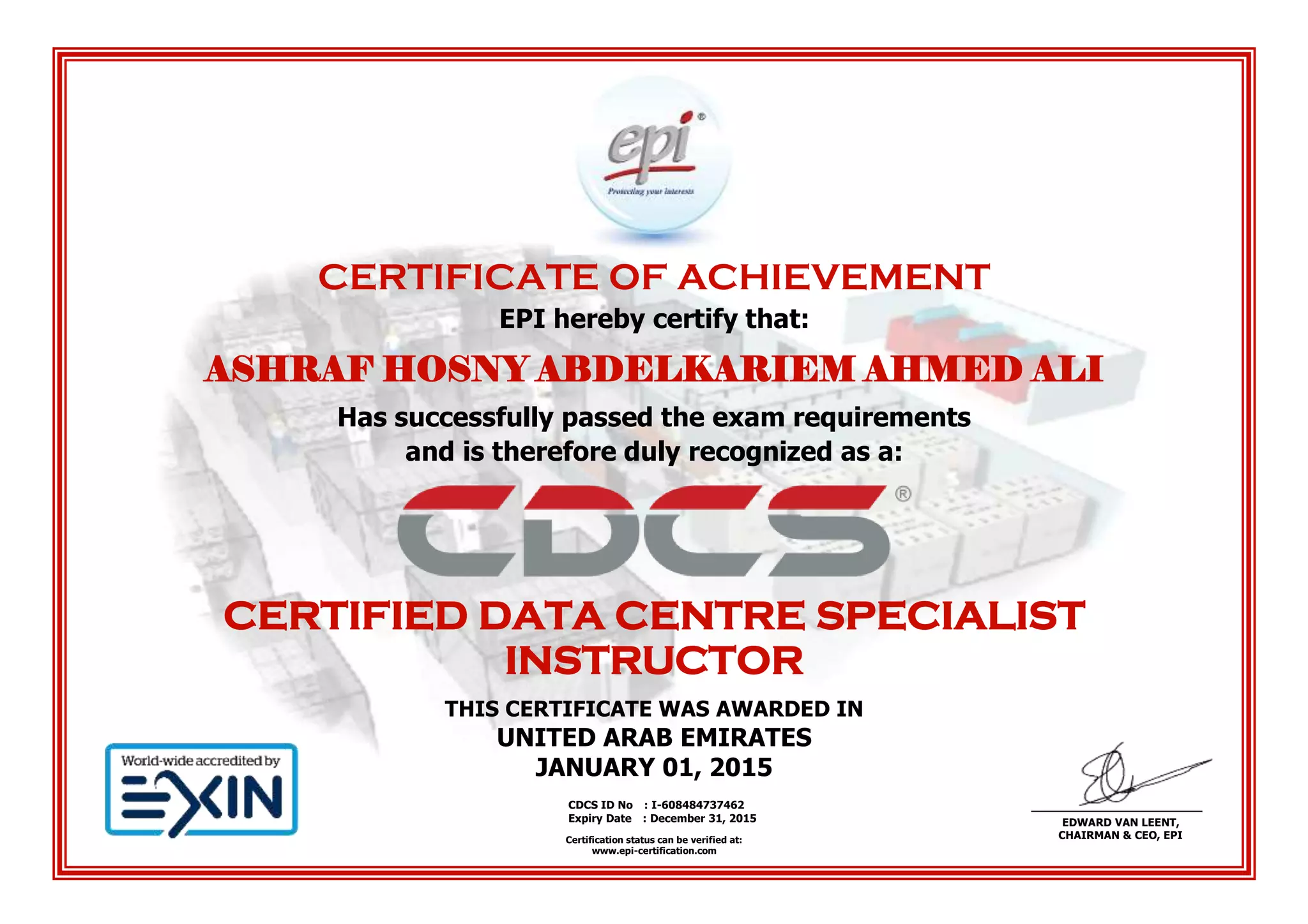 CDCS - Instructor - AshrafHosny (2) | PDF