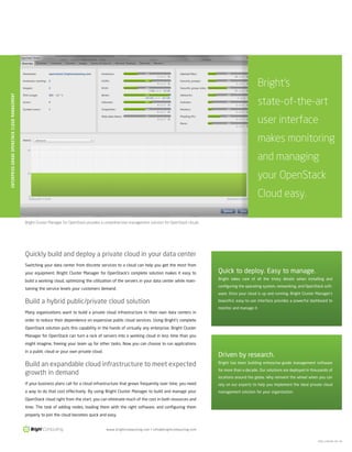 Bright-Cluster-Manager-OpenStack | PDF