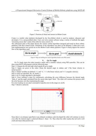 A Proportional-Integral-Derivative Control Scheme of Mobile Robotic platforms using MATLAB | PDF