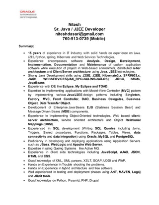 Nitesh_Sr._Java_developer_Lead | PDF